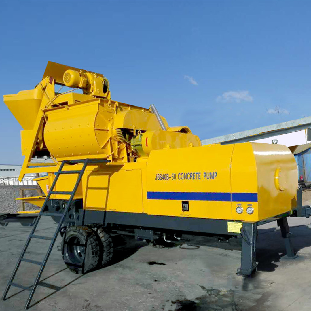 Mobile Twin-Shaft Concrete Mixer - Haomei machinery-